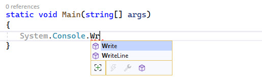 آموزش برنامه نویسی استفاده از IntelliSense در سی شارپ