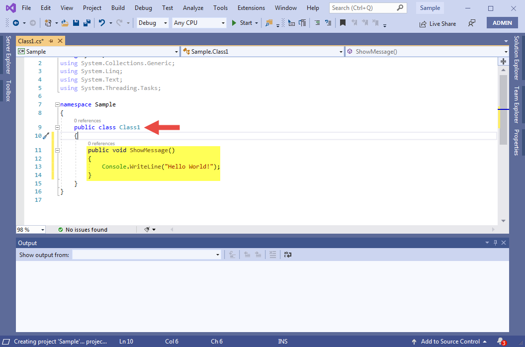 آموزش برنامه نویسی کتابخانه کلاس یا class library در سی شارپ