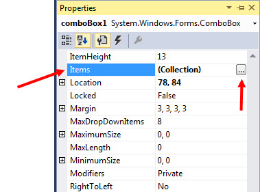 آموزش برنامه نویسی کنترل ComboBox در سی شارپ