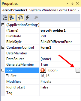 آموزش برنامه نویسی کنترل ErrorProvider در سی شارپ