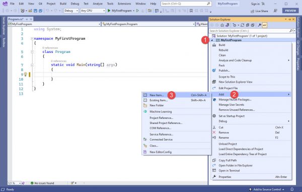 آموزش برنامه نویسی فضای نام یا namespace در سی شارپ