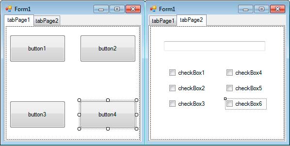 آموزش برنامه نویسی کنترل TabControl