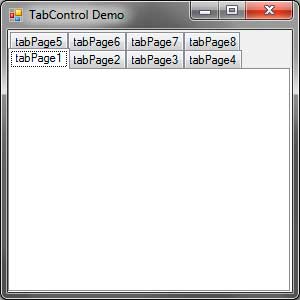 آموزش برنامه نویسی کنترل TabControl