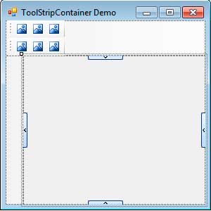 آموزش برنامه نویسی کنترل ToolStripContainer