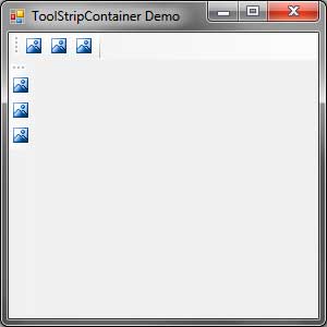 آموزش برنامه نویسی کنترل ToolStripContainer