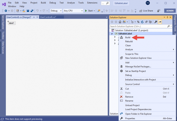 آموزش برنامه نویسی ساخت User Control در سی شارپ