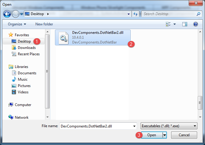 آموزش برنامه نویسی آموزش کامپوننت Dev Component در سی شارپ – درس دوم – وارد کردن Dev Component ...