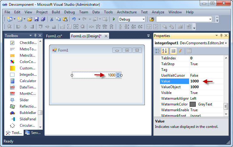 آموزش برنامه نویسی کنترل IntegerInput - آموزش برنامه نویسی