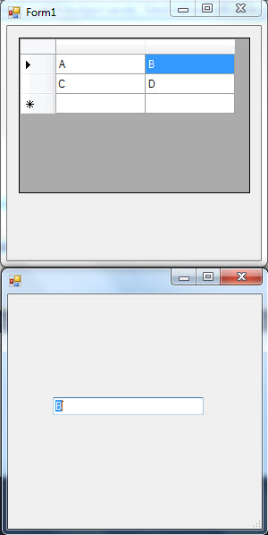 آموزش برنامه نویسی انتقال اطلاعات از دیتاگریدویو به Textbox فرم دیگر