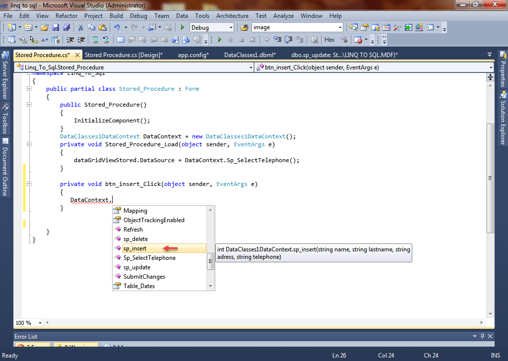آموزش برنامه نویسی ثبت ، حذف ، ويرايش با استفاده از Stored Procedure ... آموزش برنامه نویسی ثبت ، حذف ، ويرايش با استفاده از Stored Procedure ...