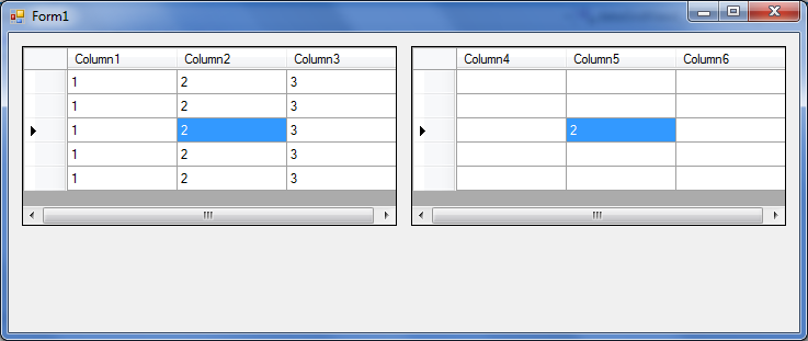 انتقال اطلاعات از یک datagridview به datagridview دیگر