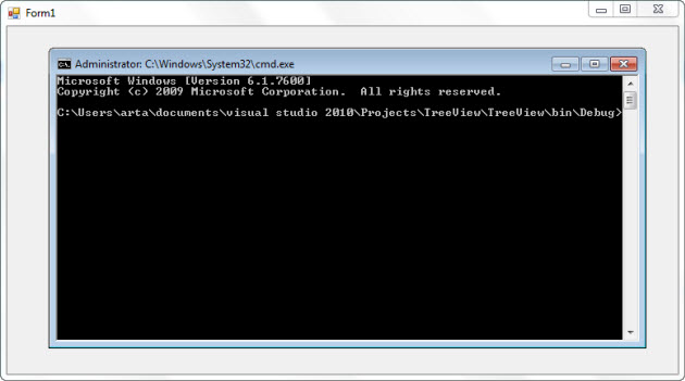 آموزش برنامه نویسی نمایش پنجره CMD در داخل Panel - آموزش برنامه نویسی