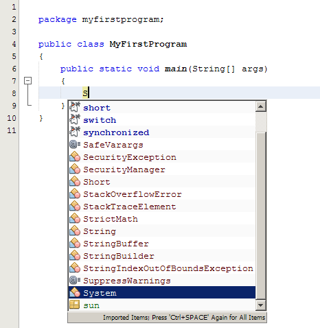 آموزش برنامه نویسی استفاده از IntelliSense در NetBeans - آموزش برنامه نویسی