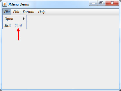 آموزش برنامه نویسی ساخت منو در جاوا با کنترل JMenuBar