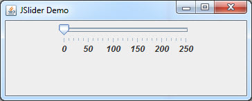 آموزش برنامه نویسی کنترل JSlider در swing و جاوا