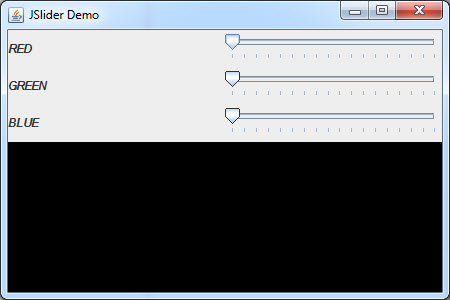 آموزش برنامه نویسی کنترل JSlider در swing و جاوا