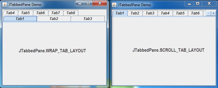 آموزش برنامه نویسی کنترل JTabbedPane در سویینگ و جاوا