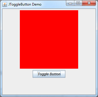 آموزش برنامه نویسی کنترل JToggleButton در swing و جاوا