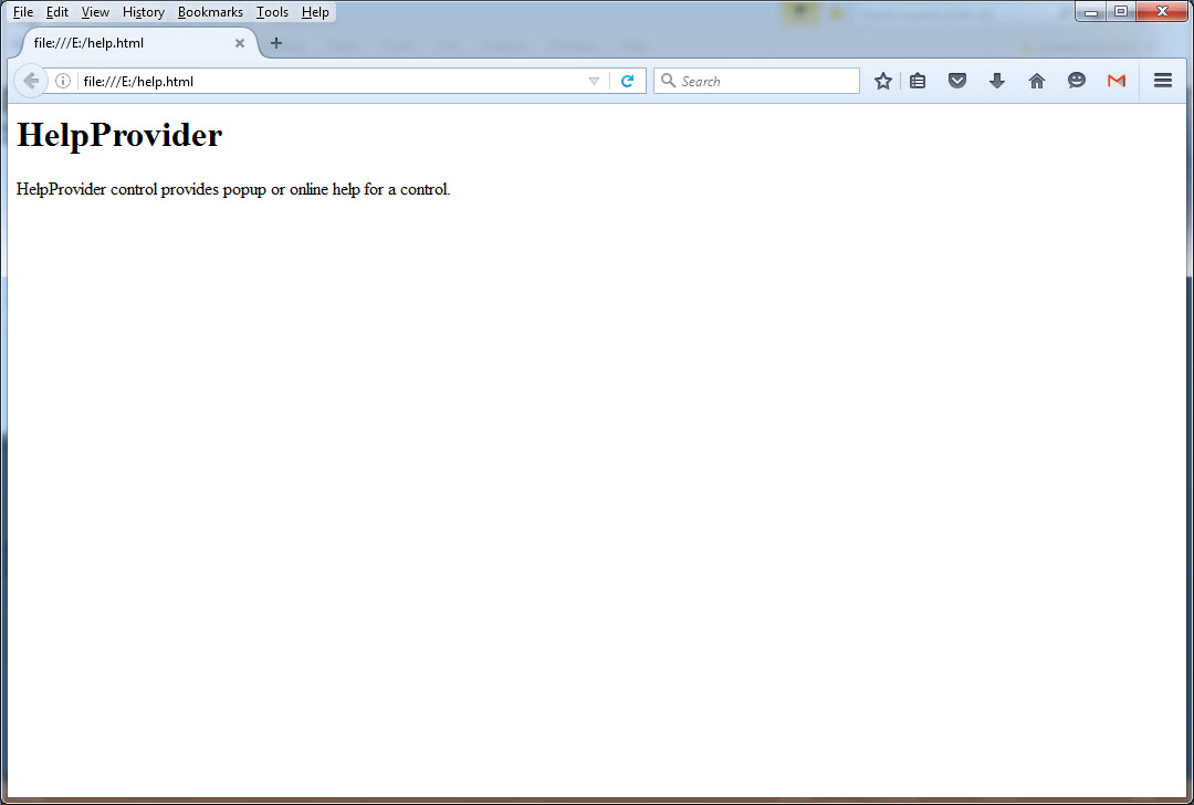 آموزش برنامه نویسی کنترل HelpProvider در سی شارپ