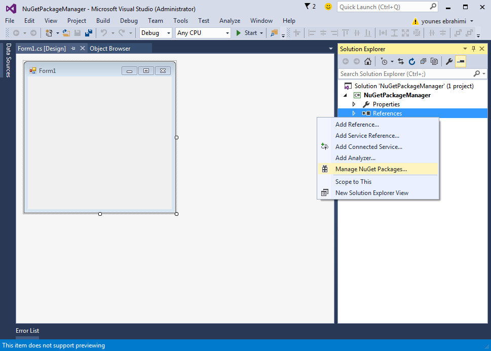 آموزش برنامه نویسی معرفی سیستم مدیریت بسته NuGet - آموزش برنامه نویسی