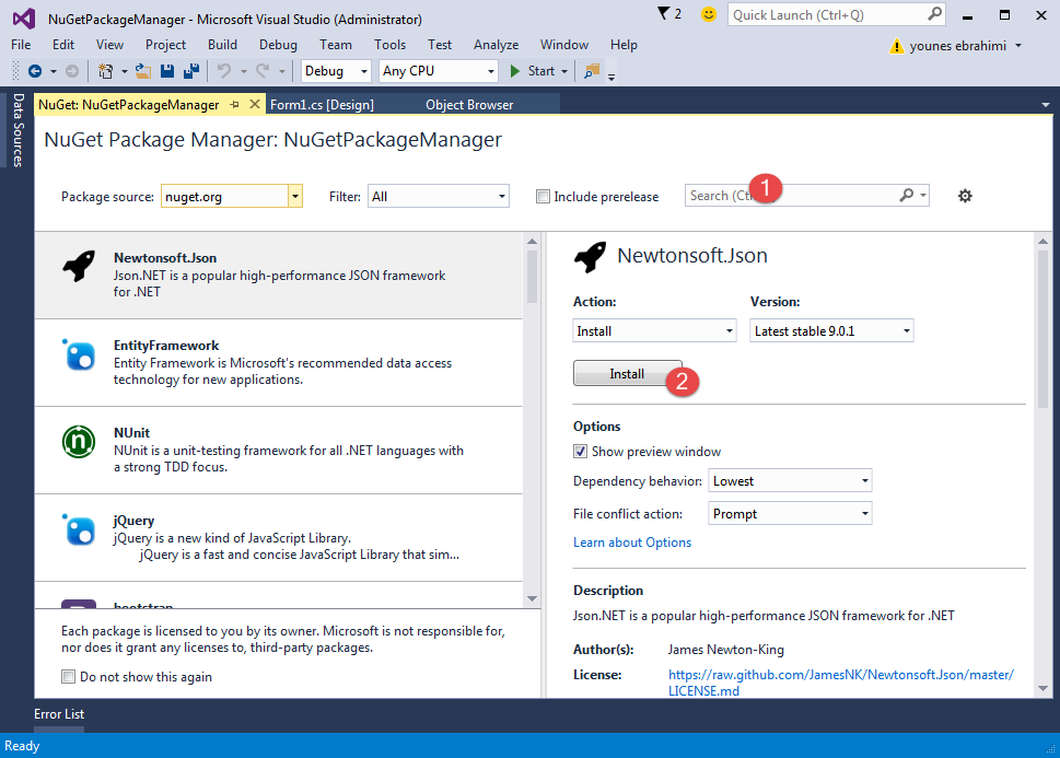 آموزش برنامه نویسی معرفی سیستم مدیریت بسته NuGet - آموزش برنامه نویسی