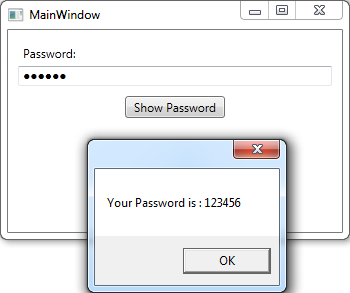 آموزش برنامه نویسی کنترل PasswordBox - آموزش برنامه نویسی